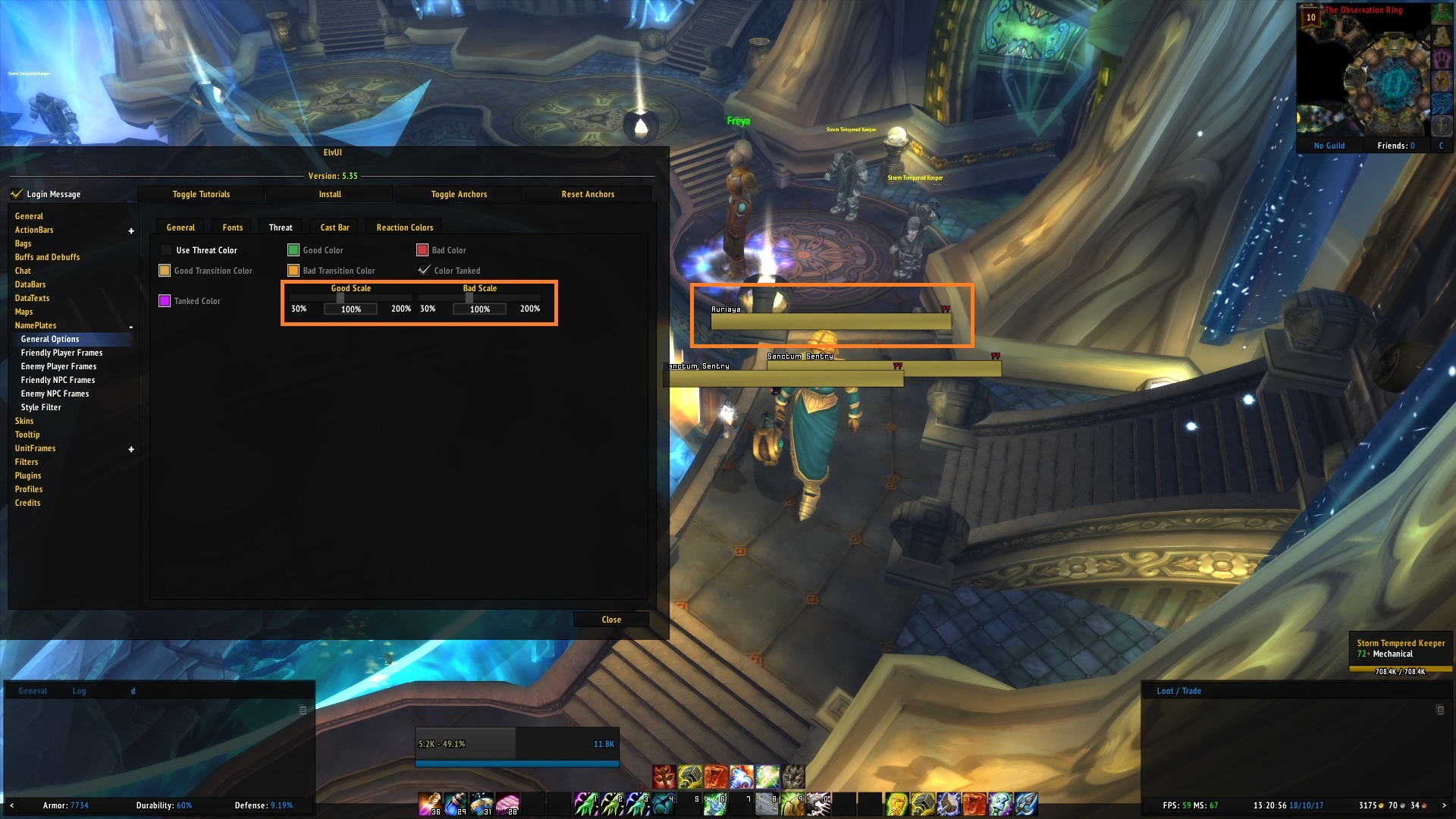 Style filter scale conflict with threat scale · Issue #438 · ElvUI ...