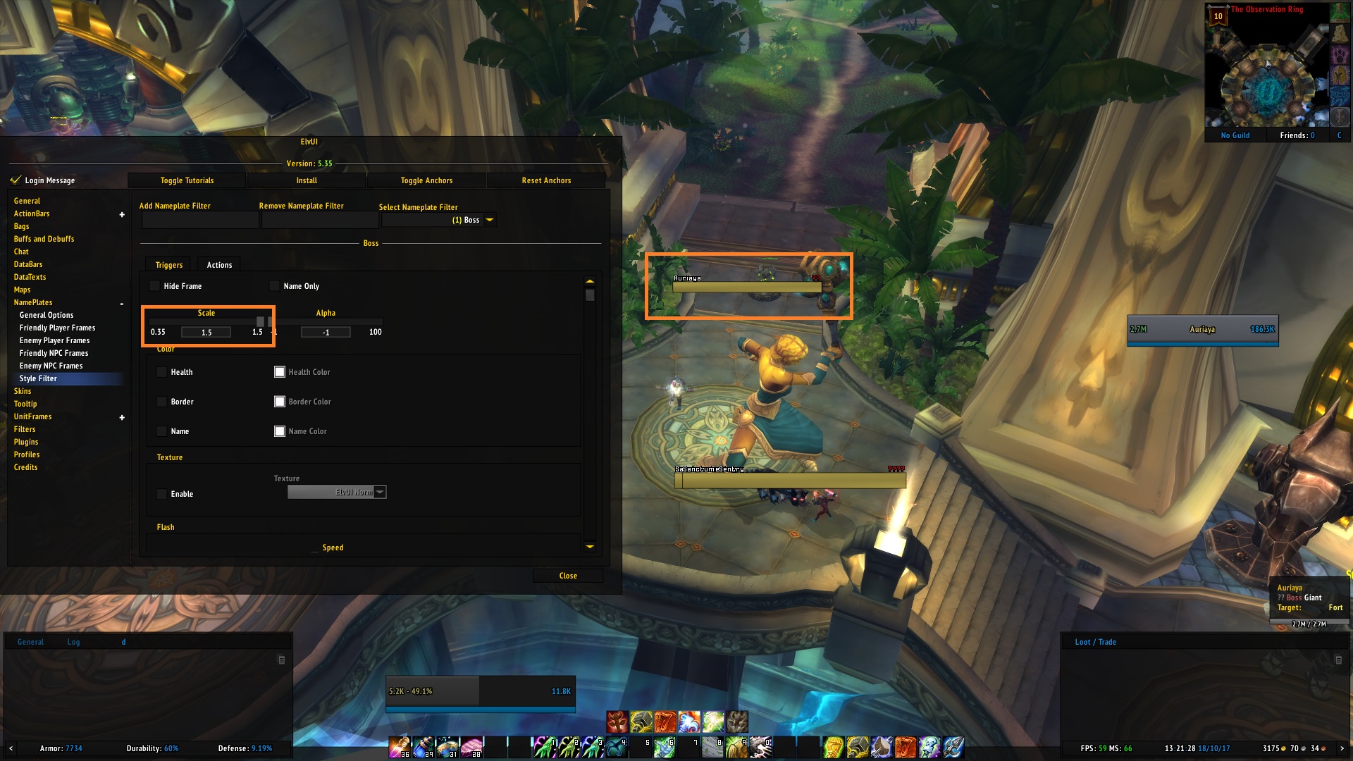 Style filter scale conflict with threat scale · Issue #438 · ElvUI ...