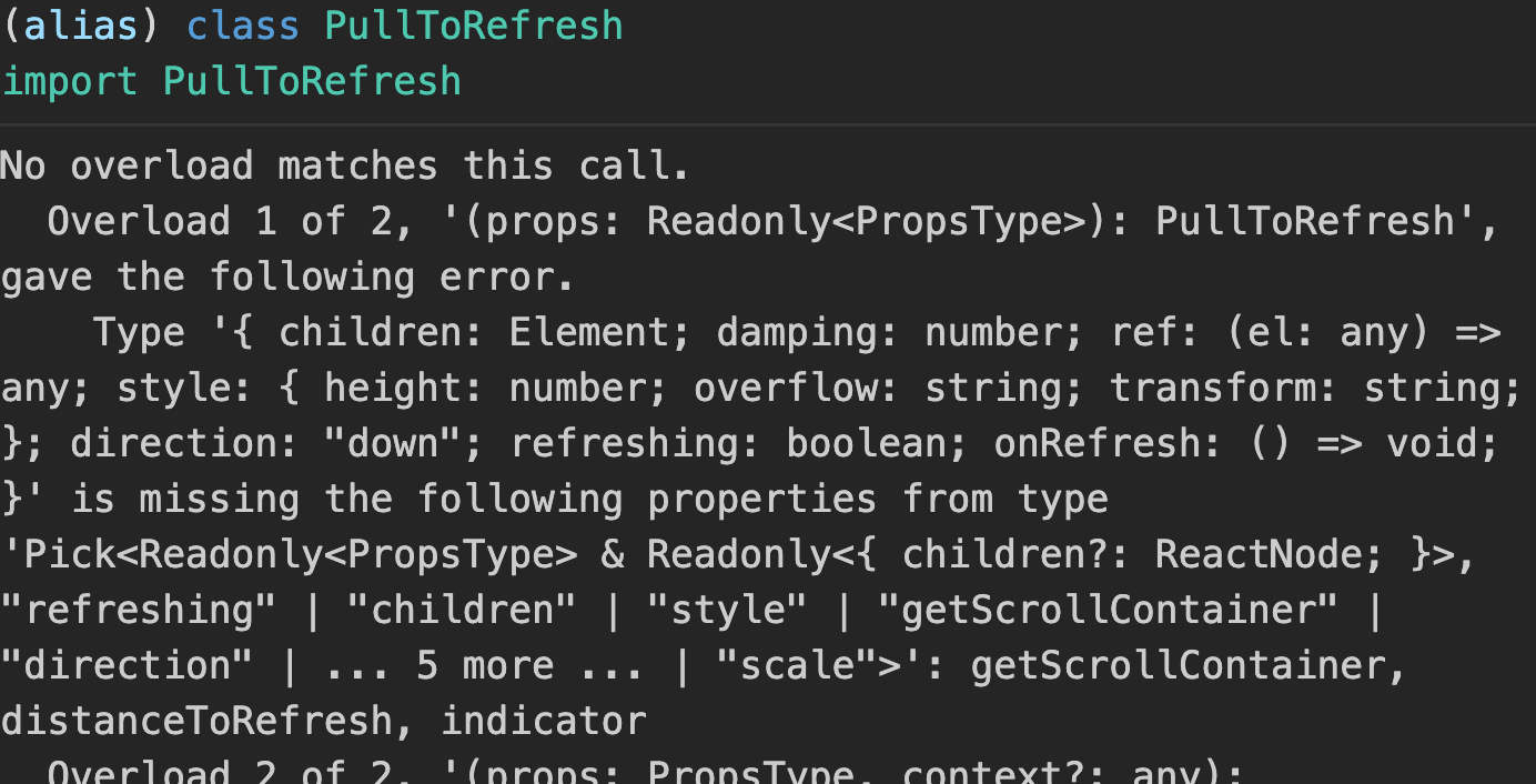 TS2769: No overload matches this call · Issue #3634 · ant-design/ant-design-mobile · GitHub