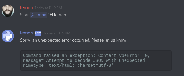 Superstar endpoint isn't working for forced nicks. · Issue #196 ...