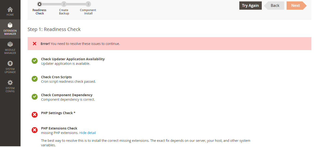 M 2.2.3 - install extension from admin page (web setup wizard) · Issue #14767 · magento/magento2 ...