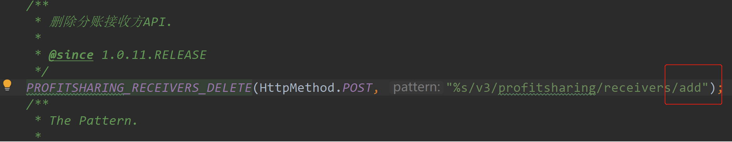 删除分账接收方接口使用错误 · Issue #48 · dromara/payment-spring-boot · GitHub