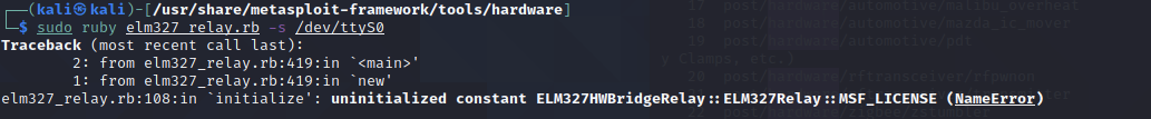 uninitialized constant ELM327HWBridgeRelay::ELM327Relay::MSF_LICENSE (NameError) · Issue #14810 ...