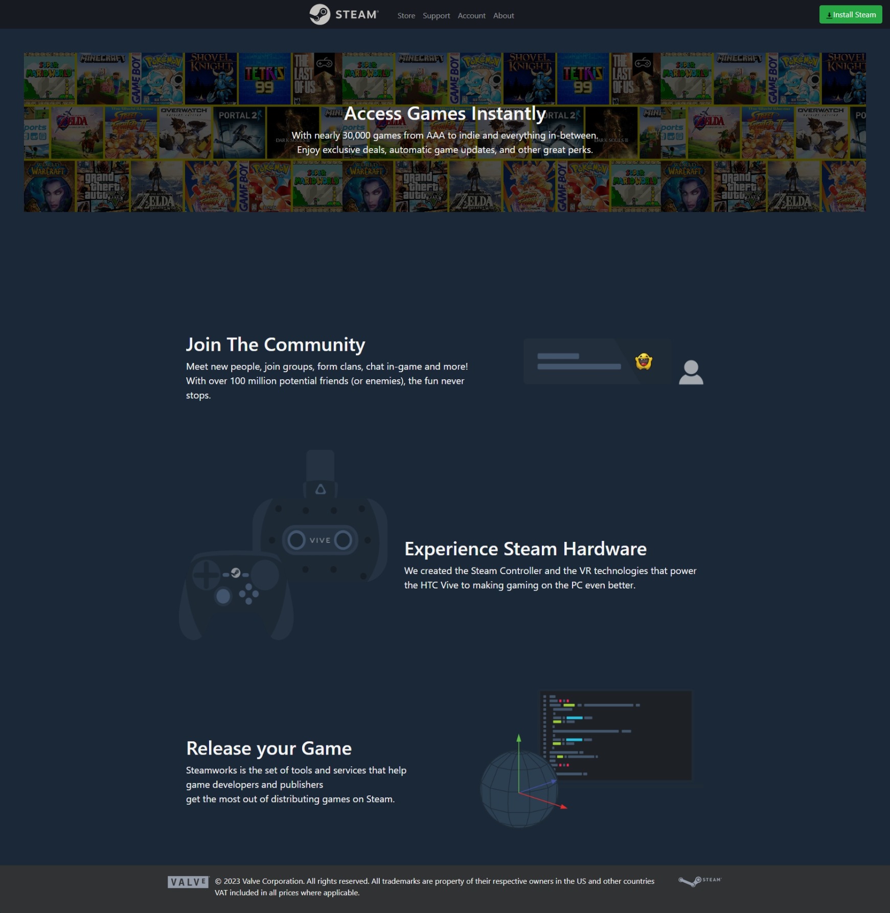 GitHub - MazenYasser/steam-clone: Steam website clone