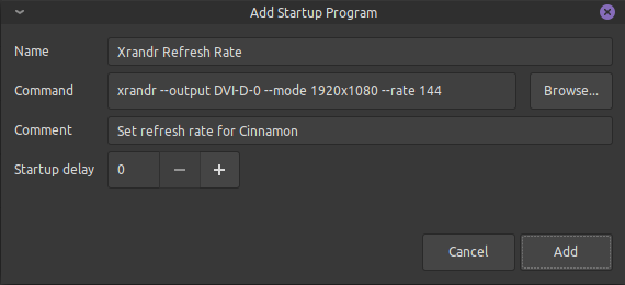 [Display] Monitor frequency cannot be changed · Issue #55 · linuxmint/cinnamon-control-center ...