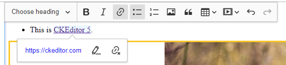 CKEditor 5 Link Box hovers underneath the Inline editor Toolbar · Issue #1757 · ckeditor ...
