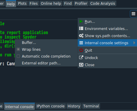 The icon of internal console settings disappeared · Issue #13683 ...