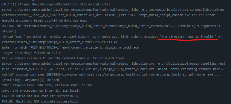 Build script executables not found on Windows · Issue #926 · bazelbuild/rules_rust · GitHub