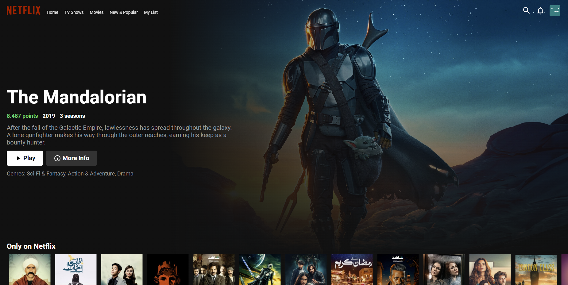 GitHub - lesantosx/netflix-clone: This project is a simplified clone of ...