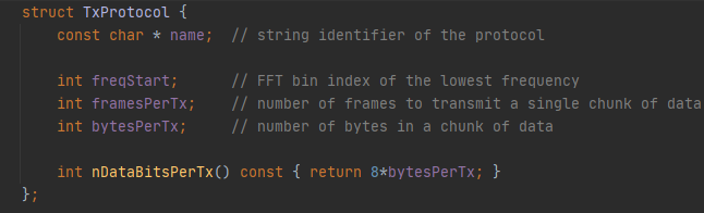 Final config for TxProtocols. · Issue #43 · ggerganov/ggwave · GitHub