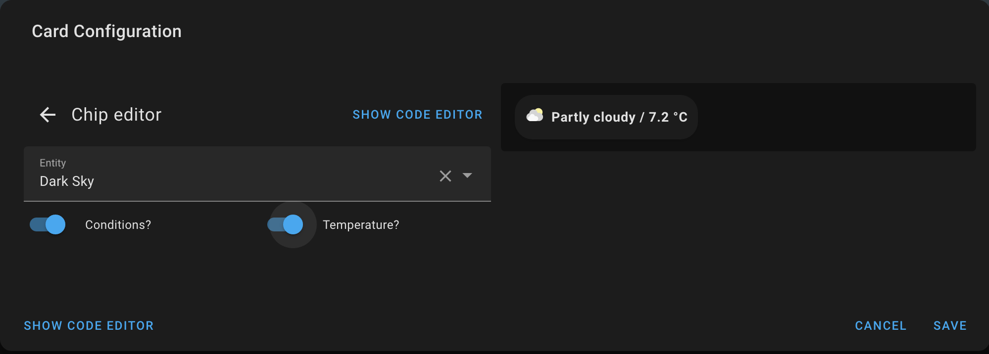 No controls for actions in card or chip editor · Issue #176 · piitaya/lovelace-mushroom · GitHub
