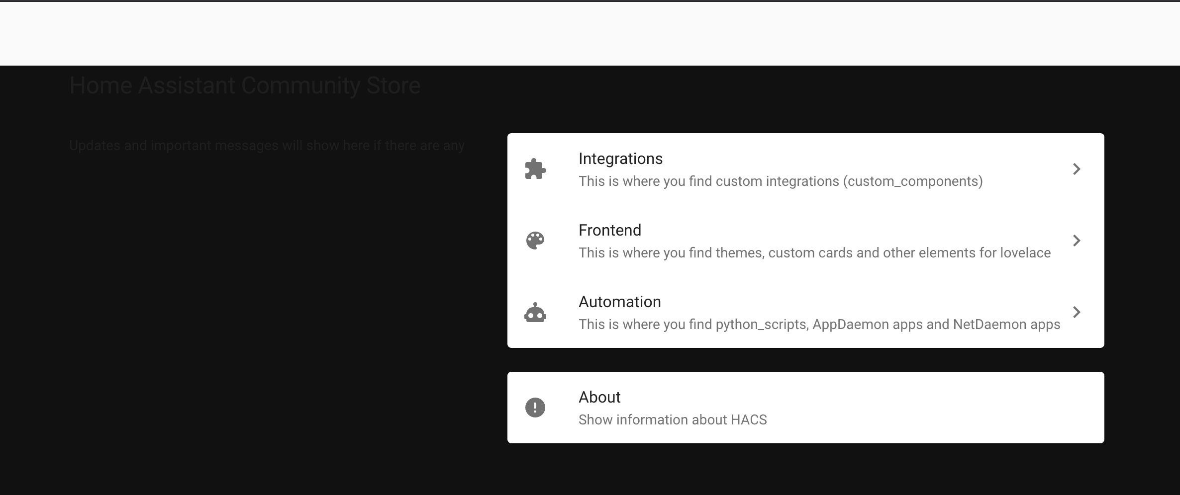 Frontend styling issues with automatic dark mode in HA 0.114 · Issue #1447 · hacs/integration ...