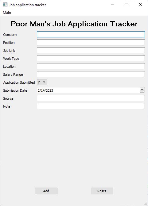 GitHub - saikou-h/poorman-job-application-tracker: An easy but useful ...