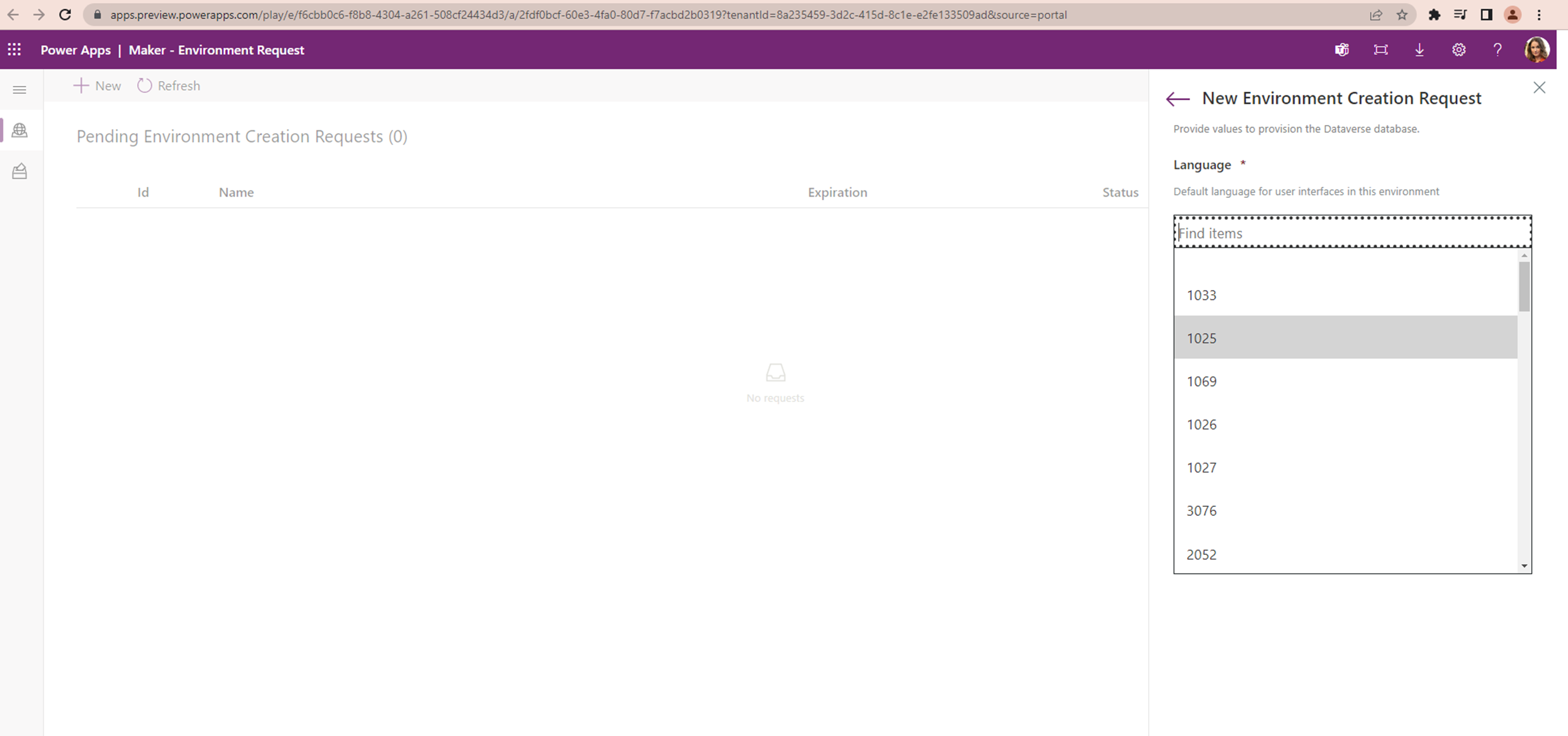 [CoE Starter Kit - BUG] Receiving errors on the Maker - Environment Request app · Issue #4555 ...
