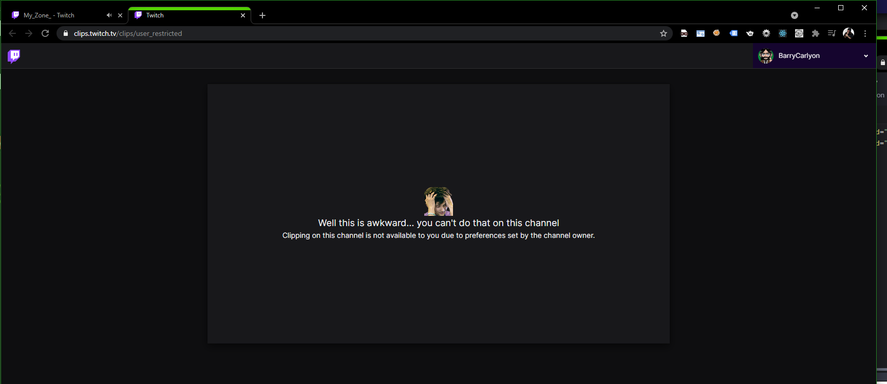 Create clips throws a 503 if clip creation is disabled by the broadcaster · Issue #395 ...
