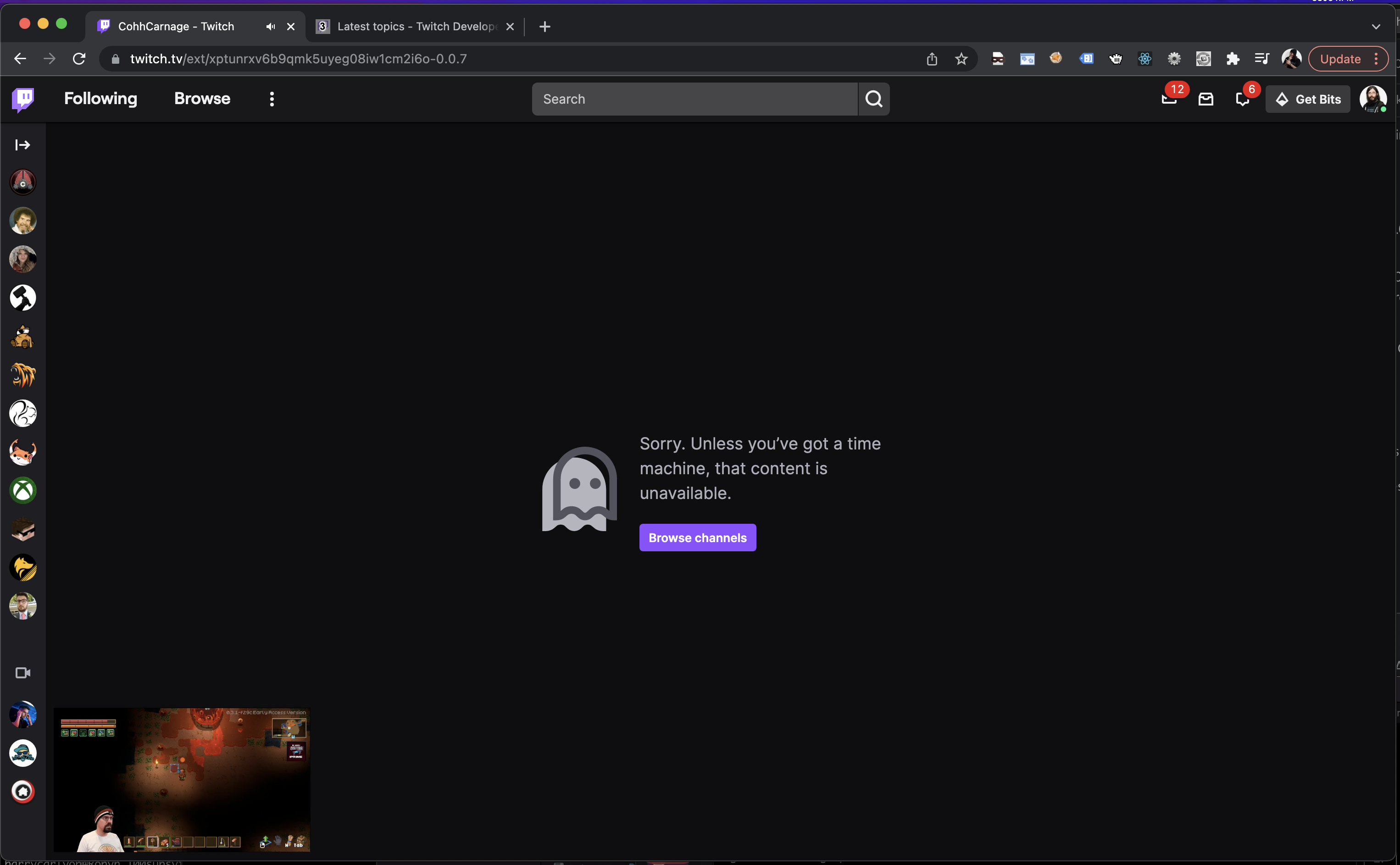 Extension Chat: "username" popup - can't dismiss/learn more incorrect · Issue #584 · twitchdev ...