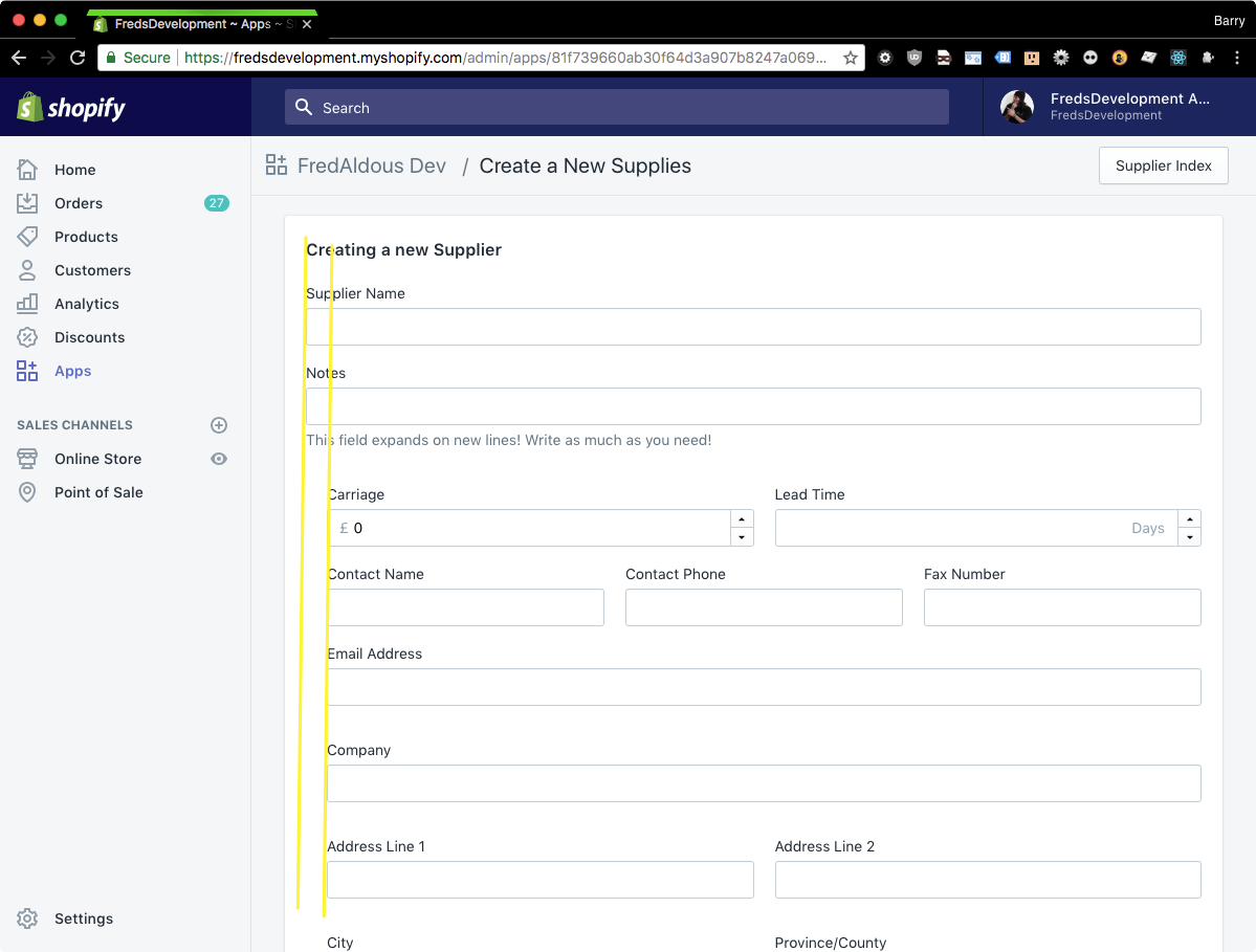 Field misalignment with combinations of Formlayout and Card · Issue #319 · Shopify/polaris · GitHub