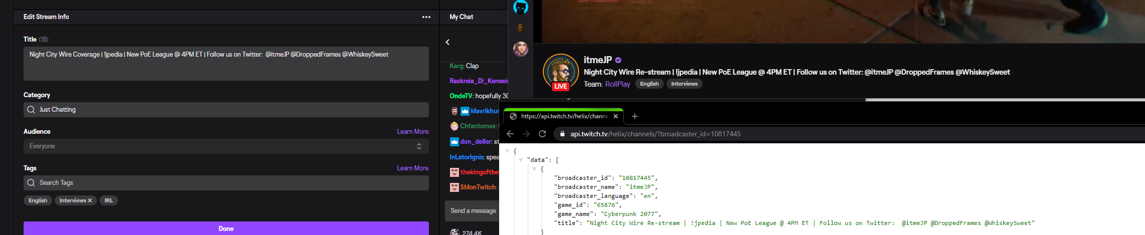 Modify Channel Information is not propagated correctly on twitch · Issue #224 · twitchdev/issues ...