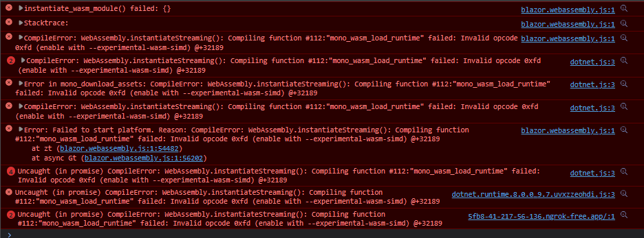 Blazor Wasm dotnet 8 preview 6 doesn't work on chrome android phone · Issue #89028 · dotnet ...