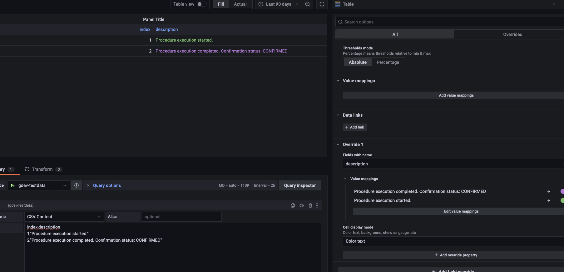 Bug: Value mapping not working in all case (string) · Issue #37728 · grafana/grafana · GitHub