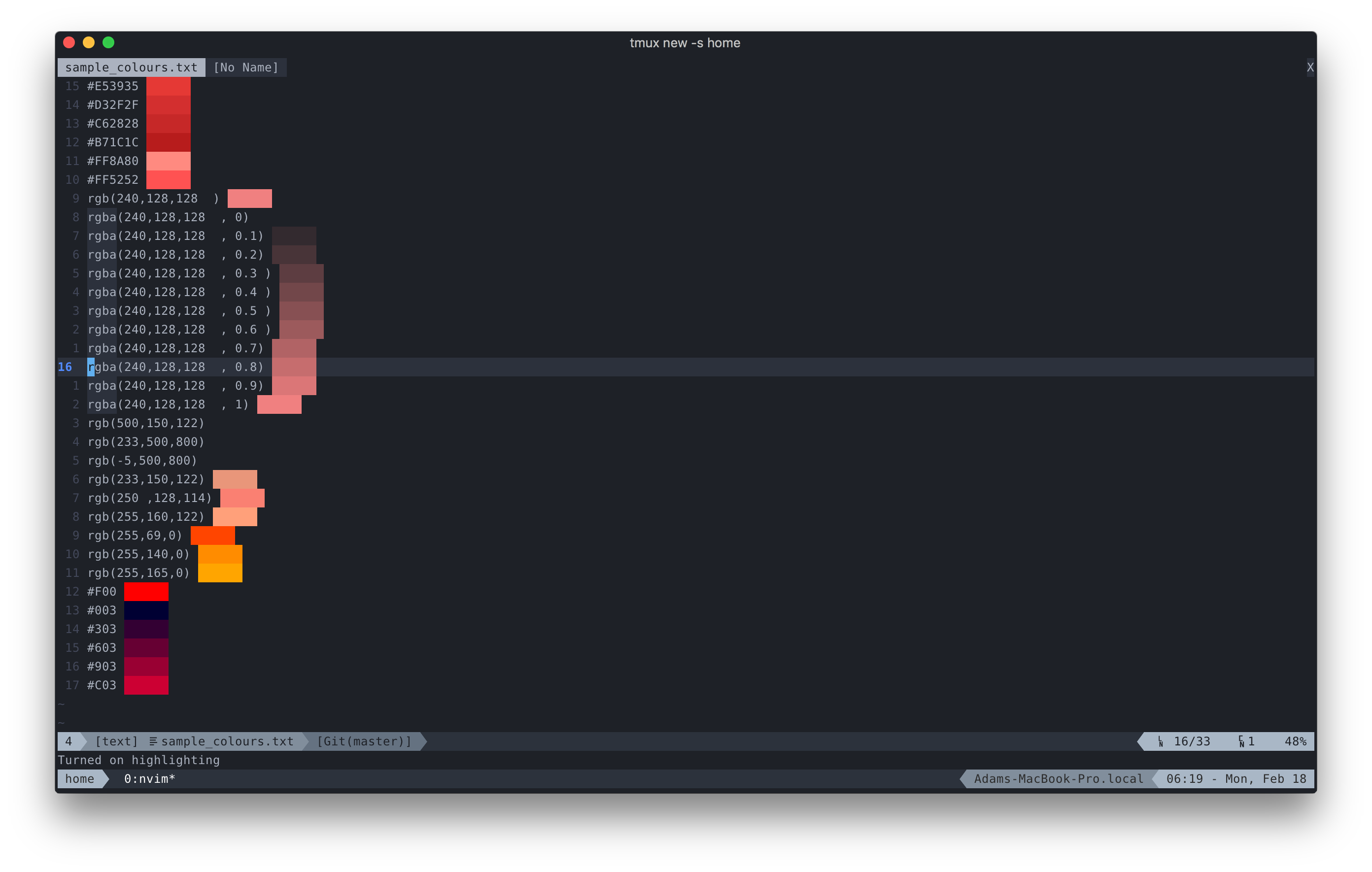 screenshots · Issue #1 · RRethy/vim-hexokinase · GitHub
