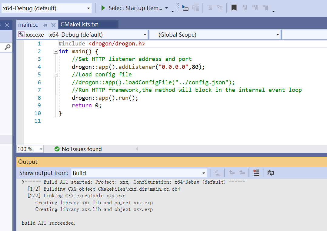 Unable to compile with Visual Studio 2019 on Windows 10 · Issue #734 · drogonframework/drogon ...
