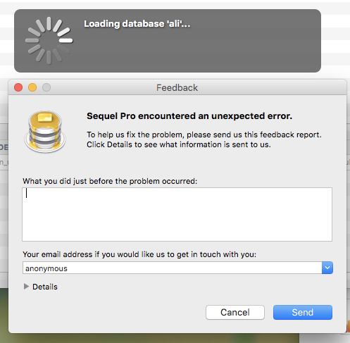 Can't connect to local database · Issue #3106 · sequelpro/sequelpro · GitHub