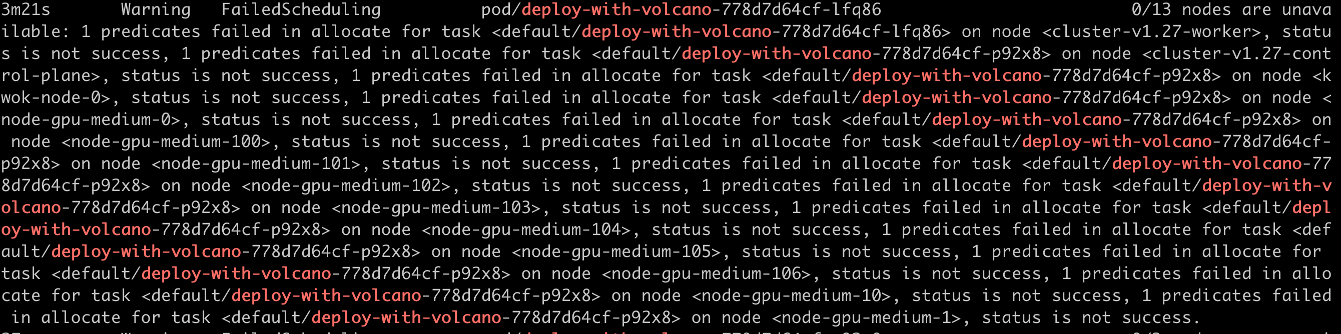 failed to be scheduled pod's message increased explosively with large number of nodes · Issue ...