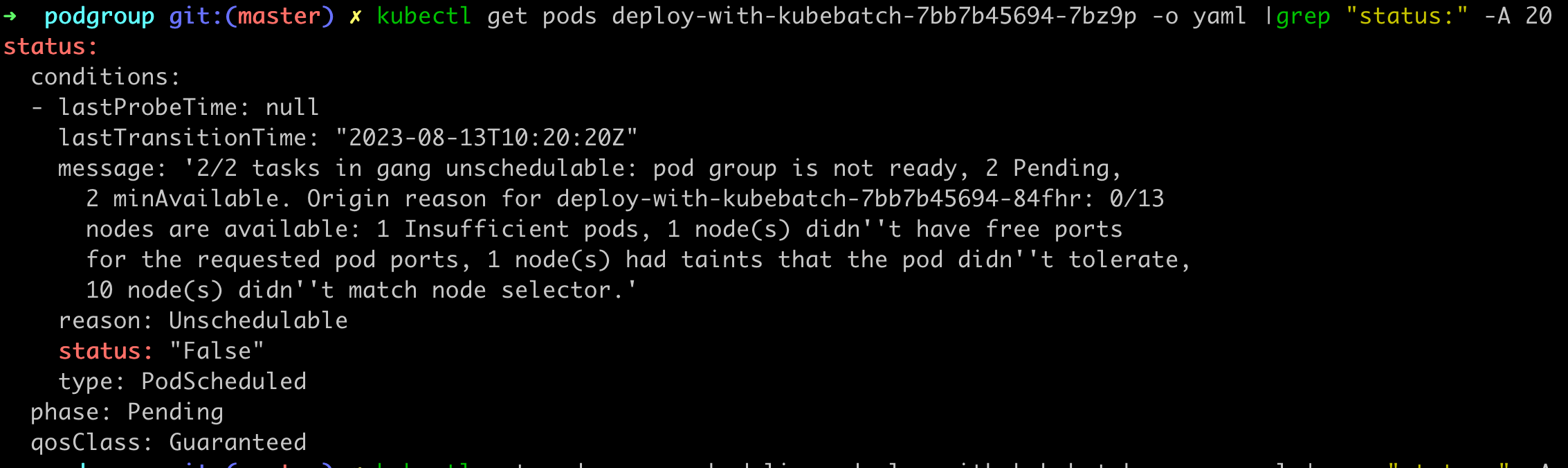 failed to be scheduled pod's message increased explosively with large number of nodes · Issue ...