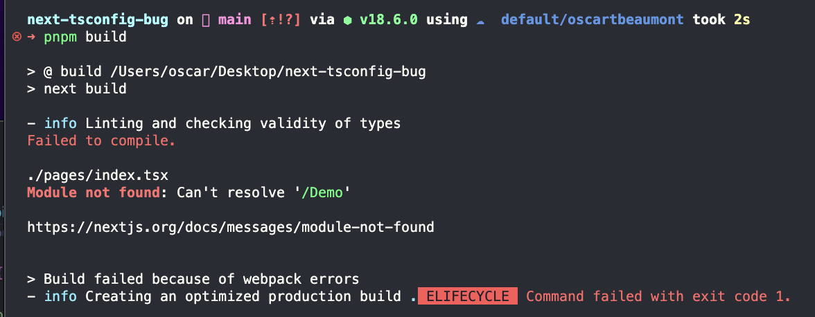 Typescript impot alias `!/*` doesn't work · Issue #49660 · vercel/next.js · GitHub