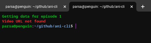 URL not found · Issue #560 · pystardust/ani-cli · GitHub