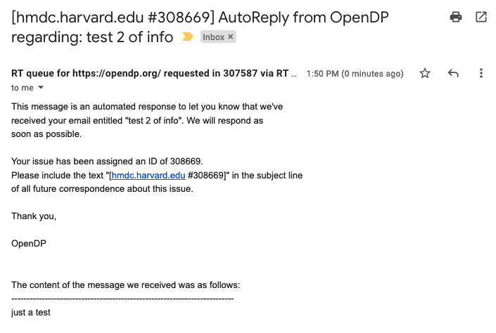 ticketing system for email to info@, security@, etc. · Issue #241 · opendp/opendp · GitHub