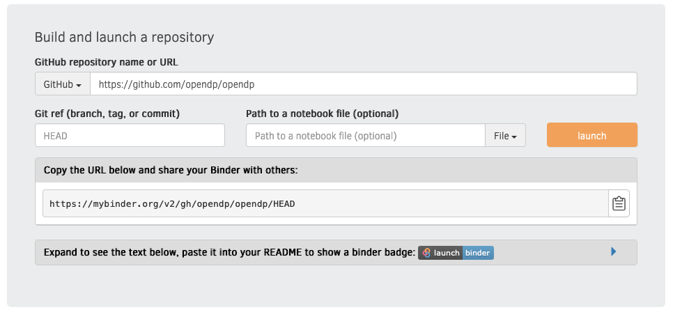 Use Binder for interactive notebooks · Issue #285 · opendp/opendp · GitHub