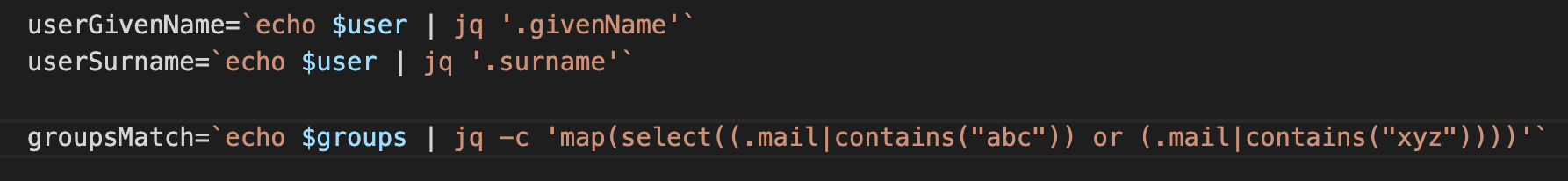 Passing bash shell variable to jq filter · Issue #2058 · jqlang/jq · GitHub
