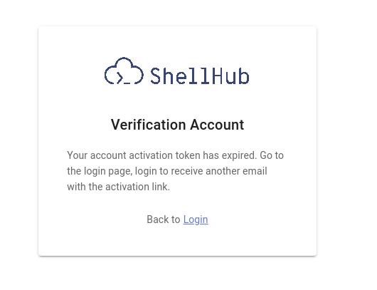ui: add token error on Validation Account page by AntonyRafael · Pull Request #2274 · shellhub ...