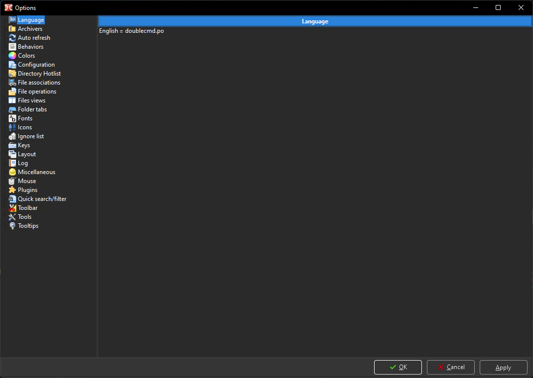 Visual improvement in Options window tree [for dark mode] · Issue #405 · doublecmd/doublecmd ...