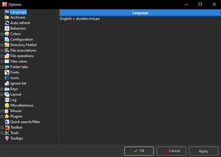 Visual improvement in Options window tree [for dark mode] · Issue #405 · doublecmd/doublecmd ...
