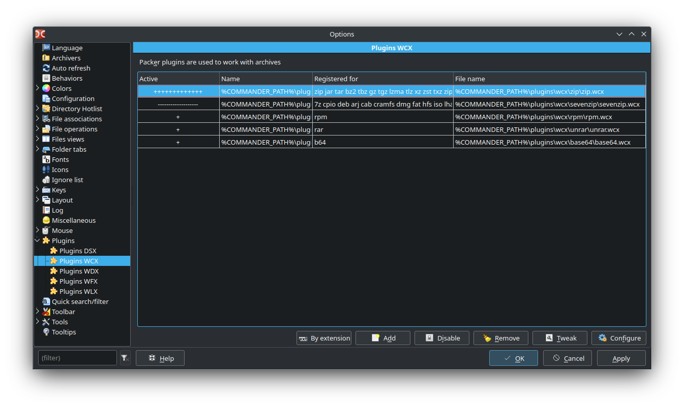 Cannot load zip.wcx · Issue #976 · doublecmd/doublecmd · GitHub