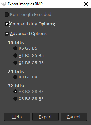 Parse BMP DIB header for positions of red, green, blue, alpha channels · Issue #8344 · opentx ...