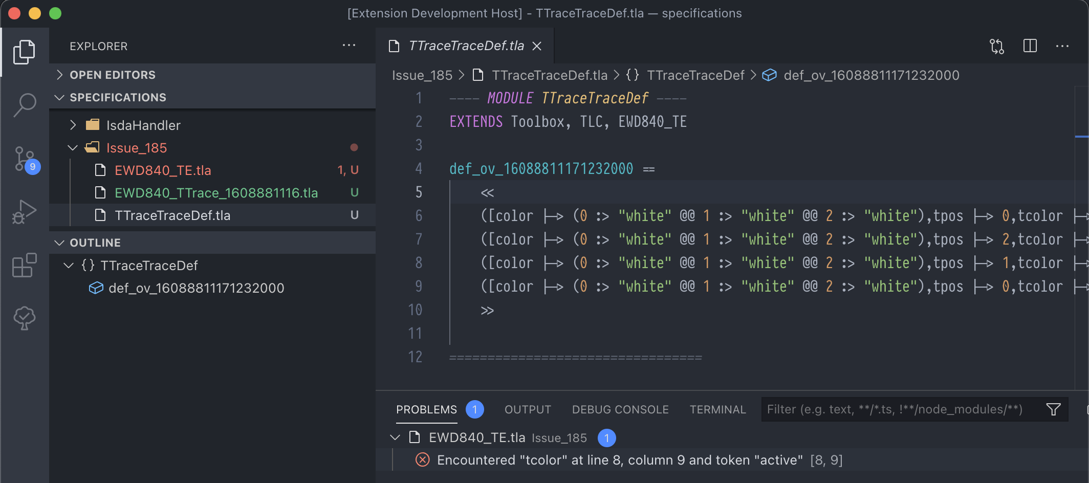 Parse additional modules in TLA file · Issue #185 · tlaplus/vscode-tlaplus · GitHub