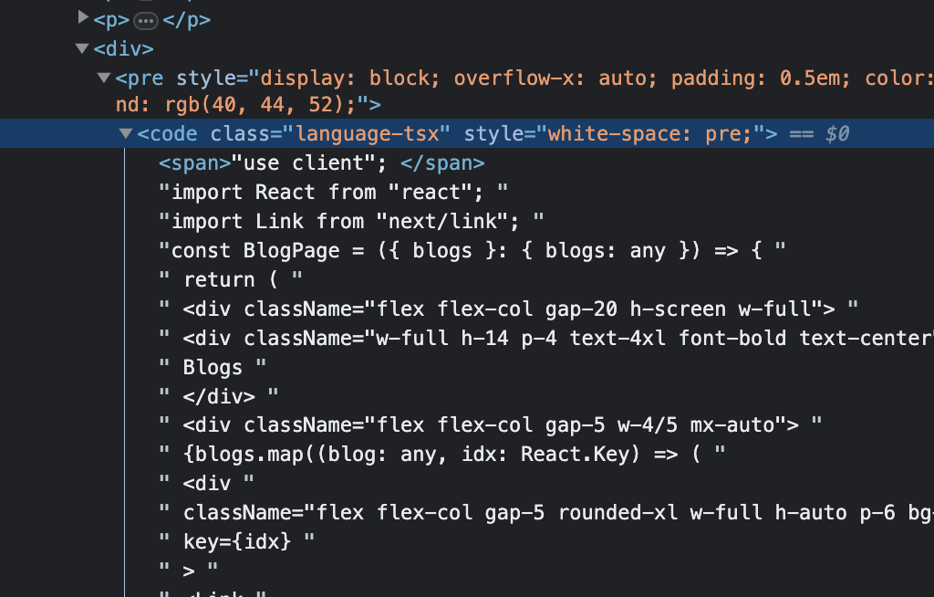 css of code blocks in production not works when deployed to vercel ...