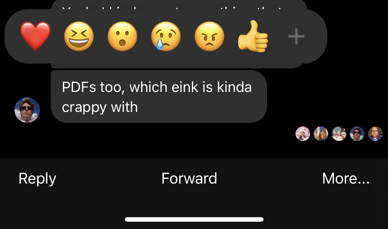 React to a message by pressing and holding · Issue #1524 · MessageKit/MessageKit · GitHub