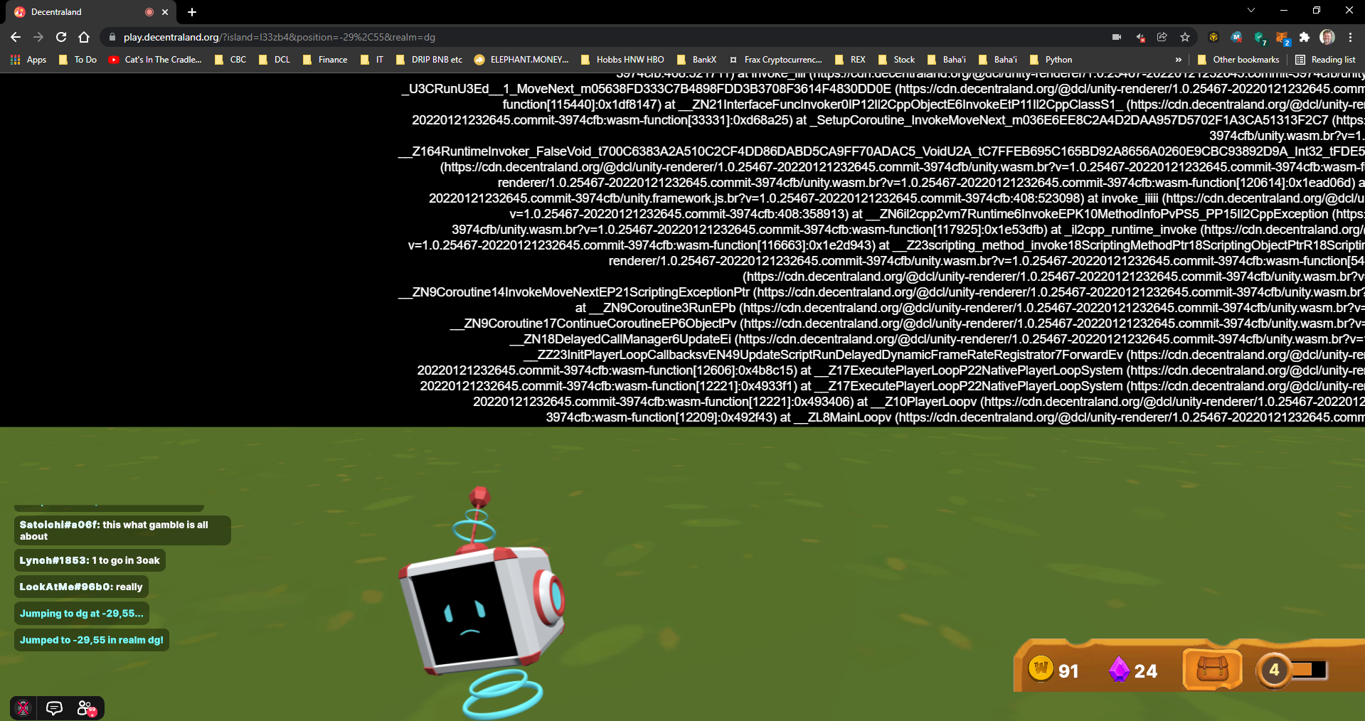 Very frequent Browser black-screen crashes (WEBGL error messages) · Issue #1739 · decentraland ...