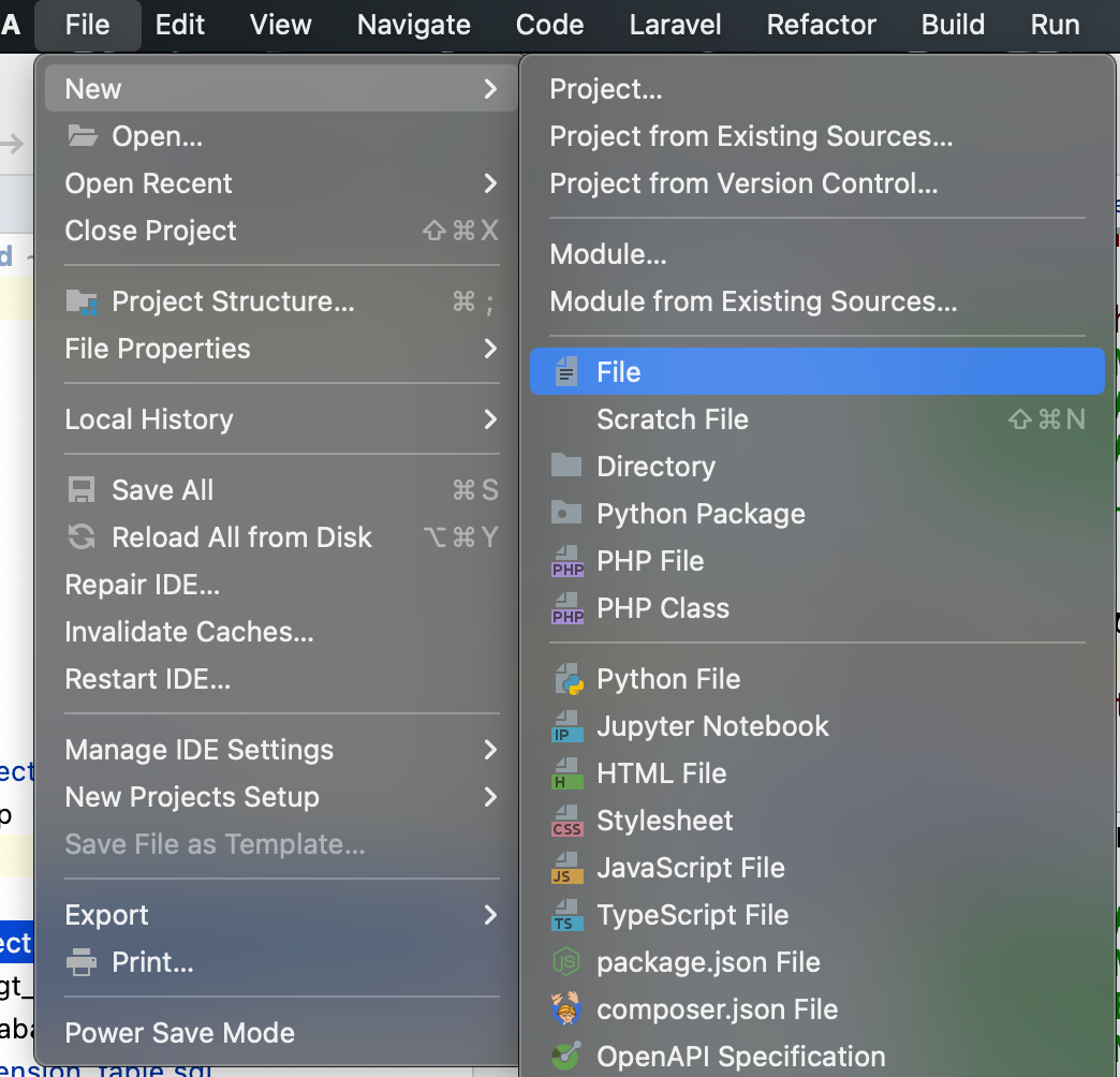 [Feature Request]: Option to exclude plugin menu from New File dialog · Issue #500 · laravel ...