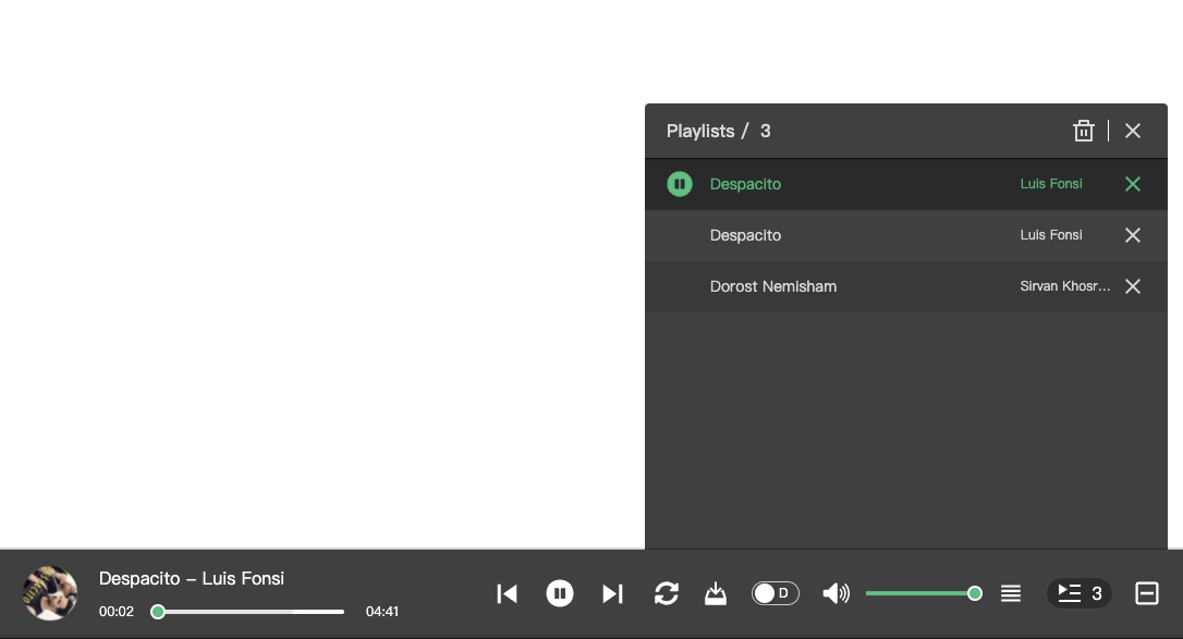 Multiple same songs at different playIndex and option to disable ...