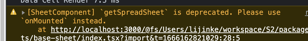 feat: 组件层新增 onMounted 事件 by lijinke666 · Pull Request #1830 · antvis/S2 ...