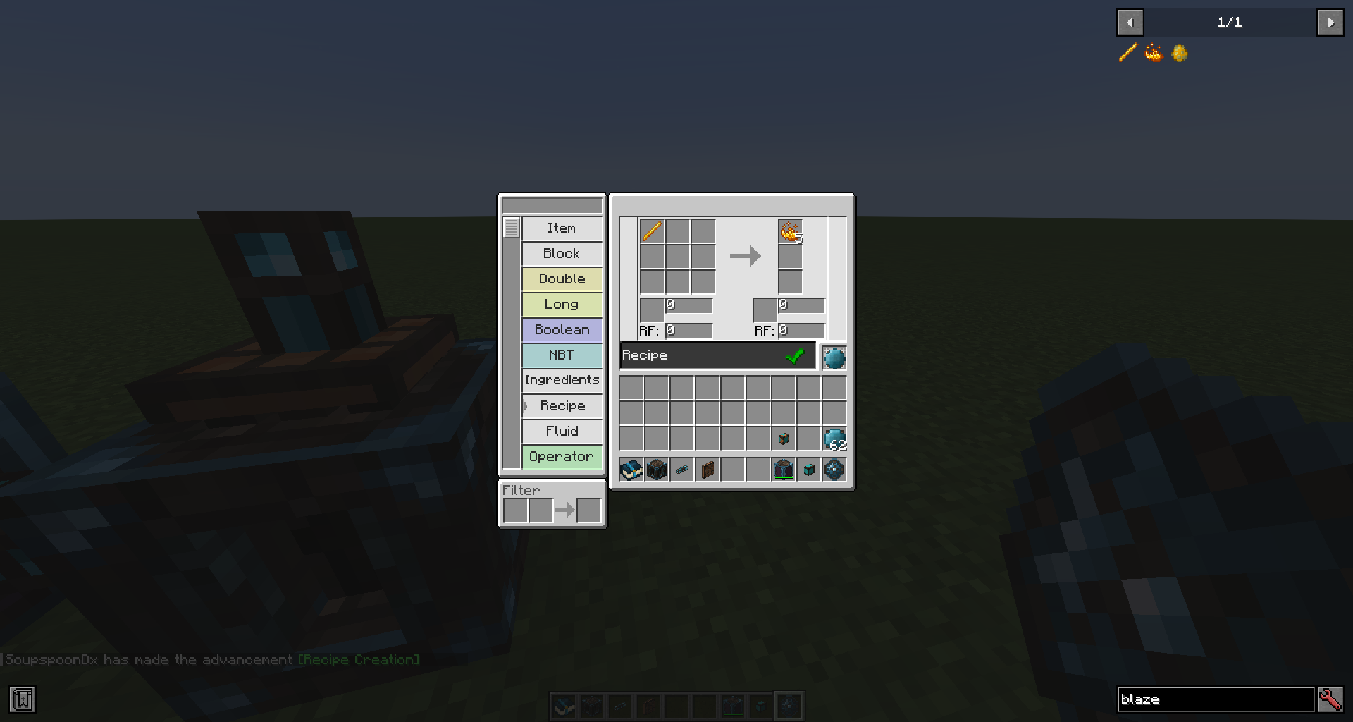 Mechanical squeezer recipe not recognised by crafting interface · Issue ...