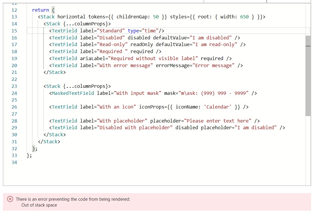 InvalidStateError with "time" type TextField on Microsoft Edge and iOS ...