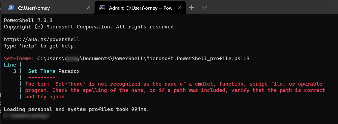 Not working in Powershell Core · Issue #315 · JanDeDobbeleer/oh-my ...
