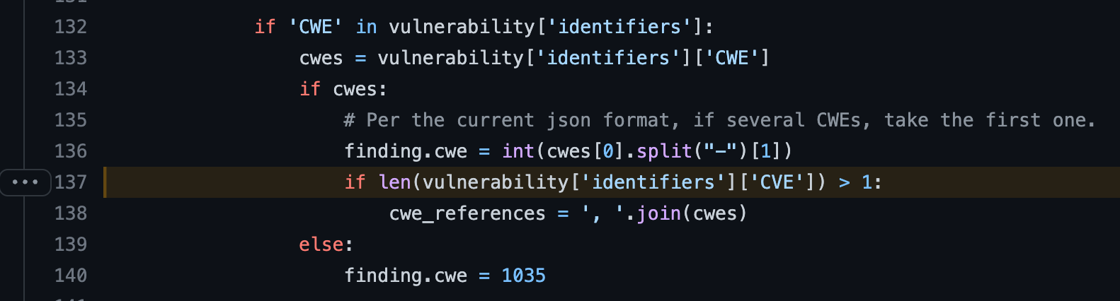 Snyk Parser Mishandling Multiple Cwes · Issue 7125 · Defectdojodjango Defectdojo · Github
